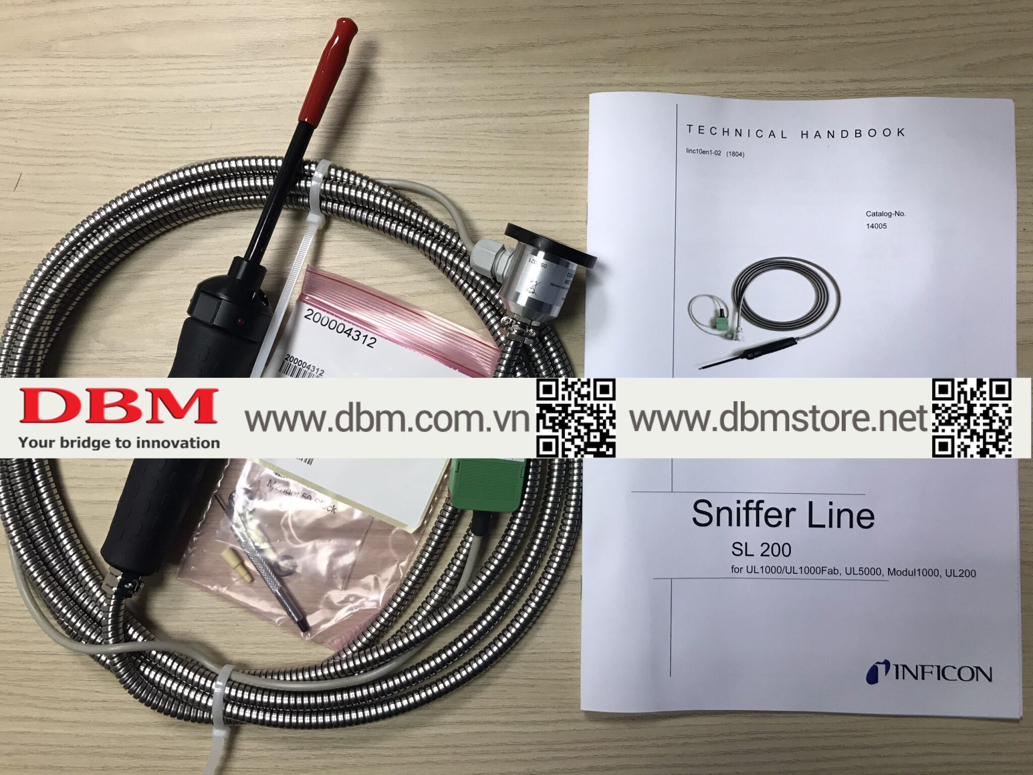 Bàn giao tay dò khí heli INFICON SL200 | Bosch Việt Nam - DBM Store